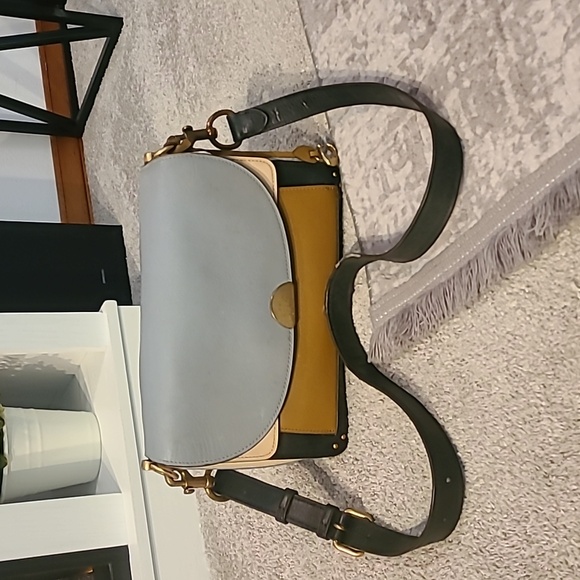 Coach | Bags | Dreamer Shoulder Bag In Colorblock With Whipstitch ...